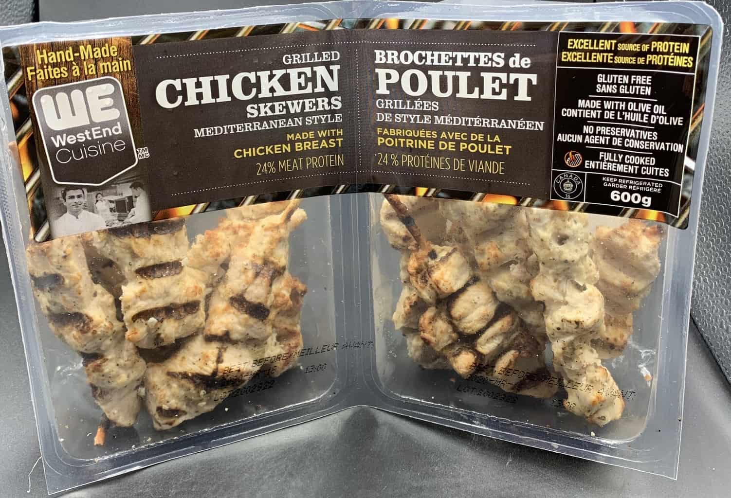 Costco WestEnd Cuisine Grilled Chicken Skewers Mediterranean Style ... Costco WestEnd Cuisine Grilled Chicken Skewers Mediterranean Style ...