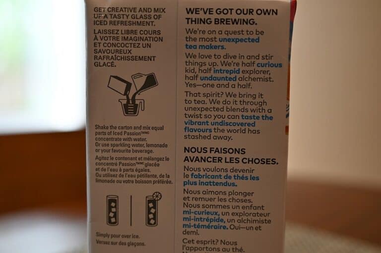 Costco Tazo Iced Passion Tea Review - Costcuisine