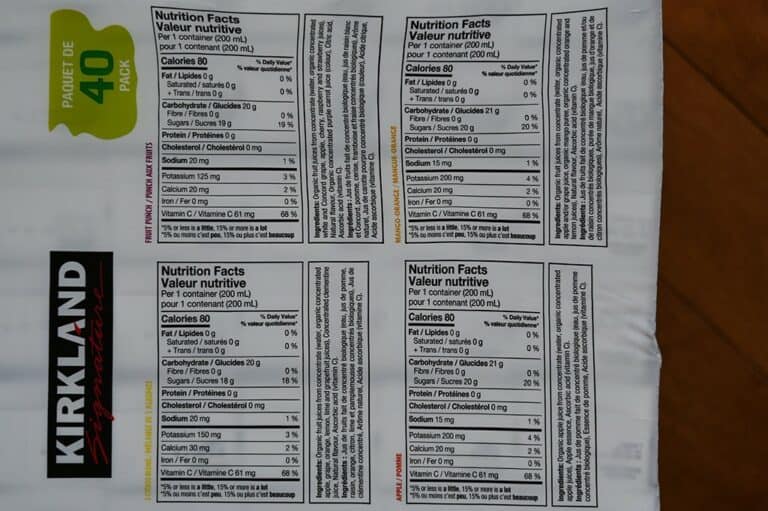 Costco Kirkland Signature Organic Juice Boxes Review - Costcuisine