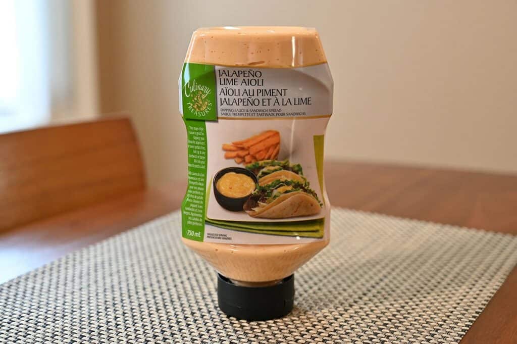 Costco Culinary Treasures Jalapeno Lime Aioli Review - Costcuisine