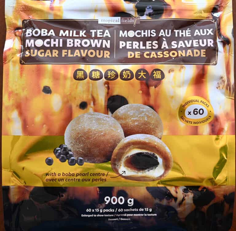 Costco Tropical Fields Boba Milk Tea Mochi Brown Sugar Flavour Review ...