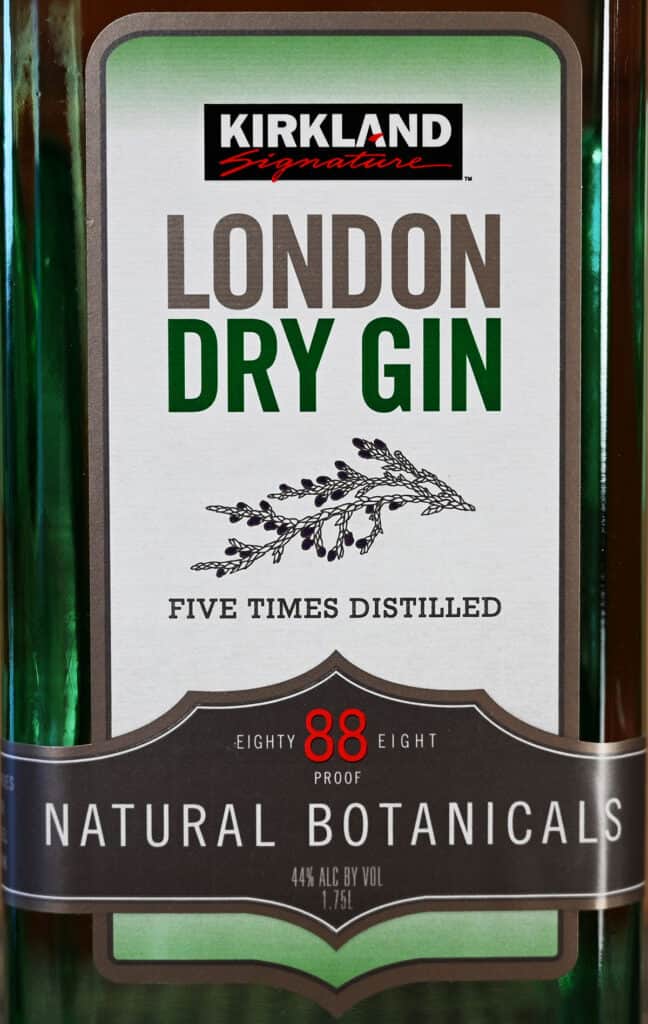 Costco Kirkland Signature London Dry Gin Review - Costcuisine
