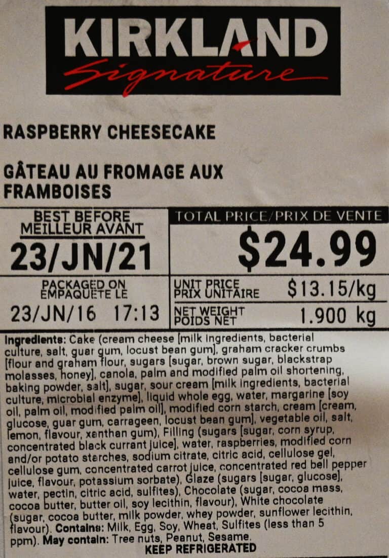 Costco Kirkland Signature Raspberry Cheesecake Review - Costcuisine