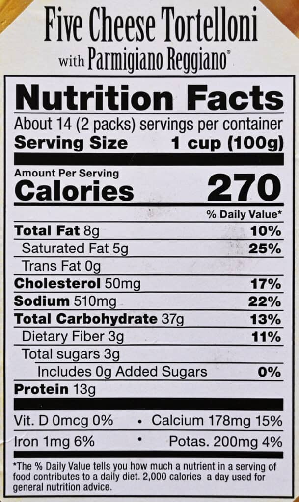 Costco Kirkland Signature Five Cheese Tortelloni Review - Costcuisine