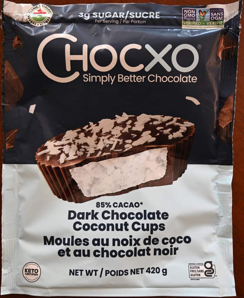 Costco Chocxo Dark Chocolate Coconut Cups Review - Costcuisine