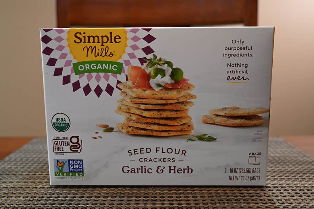 Costco Simple Mills Organic Seed Flour Crackers Review - Costcuisine