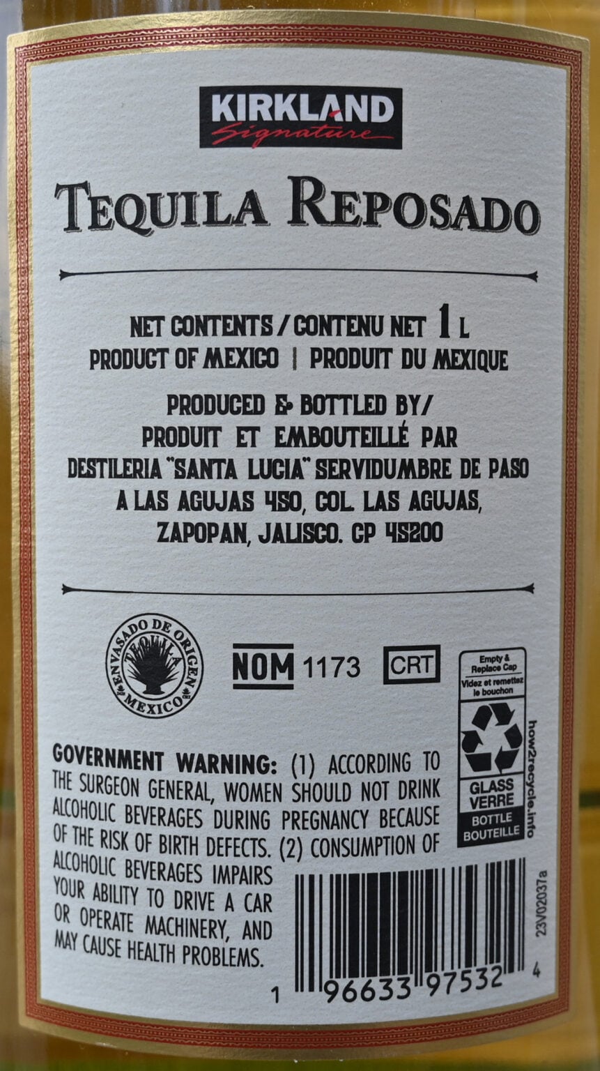 Costco Kirkland Signature Tequila Review - Costcuisine