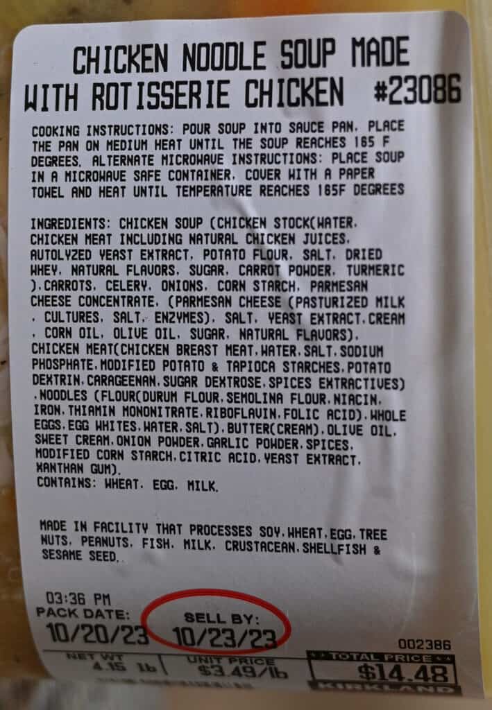 Costco Kirkland Signature Chicken Noodle Soup Review - Costcuisine