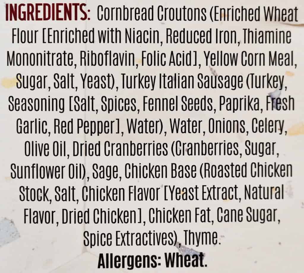 Costco Vicky's Kitchen Cornbread Cranberry Stuffing Review - Costcuisine