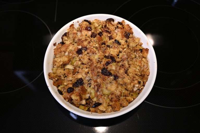 Costco Vicky's Kitchen Cornbread Cranberry Stuffing Review - Costcuisine