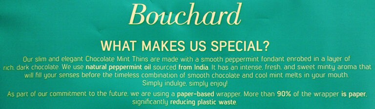 Costco Bouchard Mint Chocolate Thins Review - Costcuisine