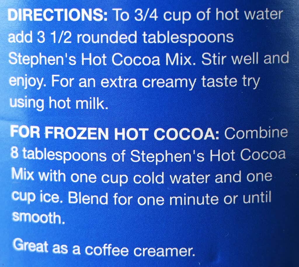 Costco Stephen's Hot Cocoa Review - Costcuisine