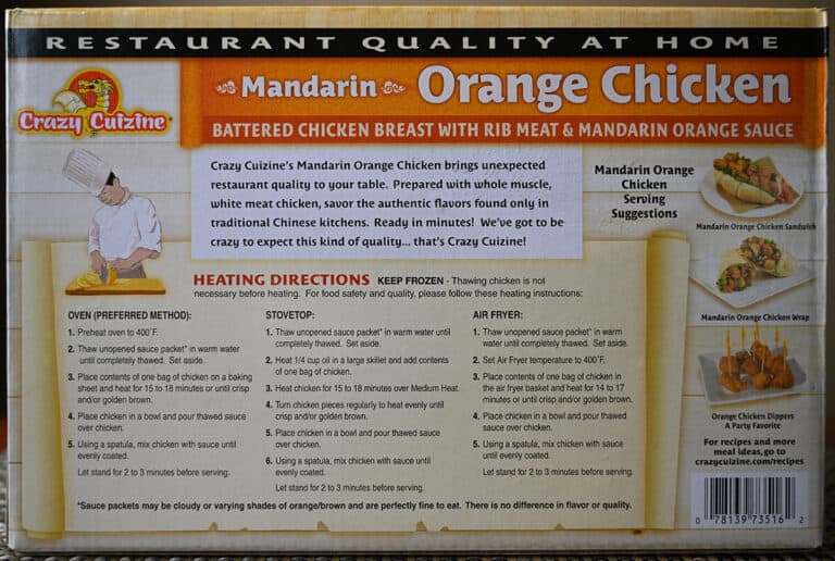 Costco Crazy Cuizine Mandarin Orange Chicken Review - Costcuisine