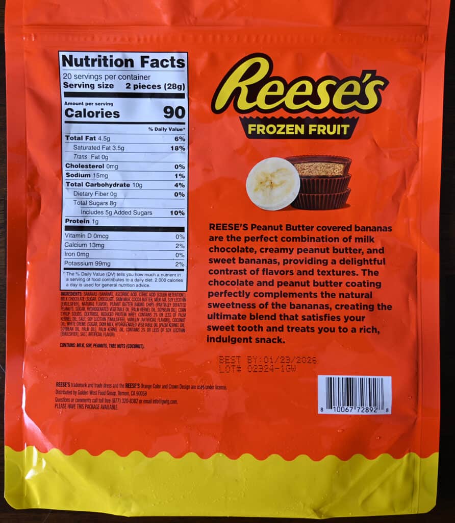 Costco Reese's Frozen Fruit Banana Slices Review - Costcuisine