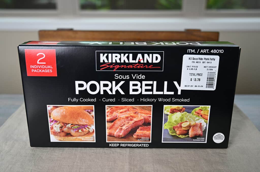 Costco Kirkland Signature Sous Vide Pork Belly Review - Costcuisine