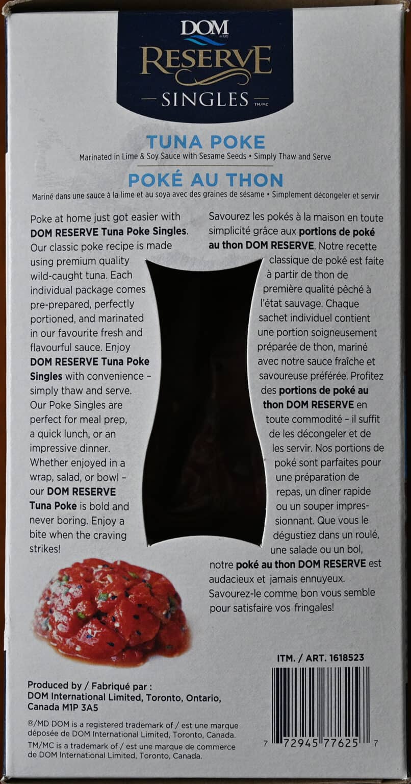 Costco Dom Reserve Singles Tuna Poke Review - Costcuisine