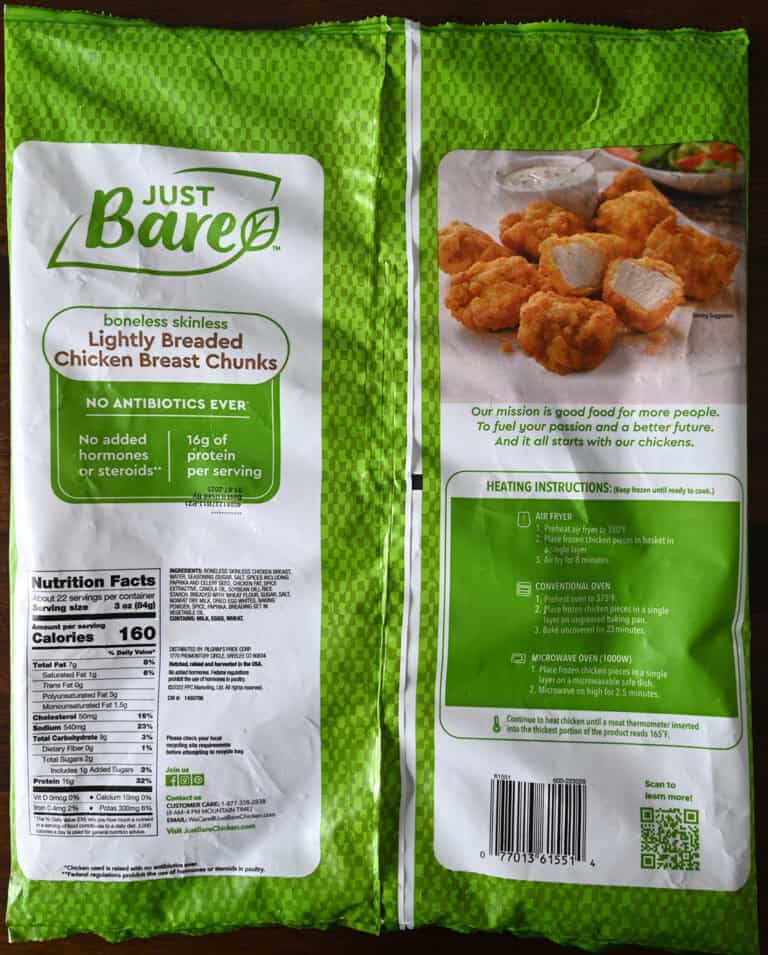 Costco Just Bare Lightly Breaded Chicken Breast Chunks Review - Costcuisine