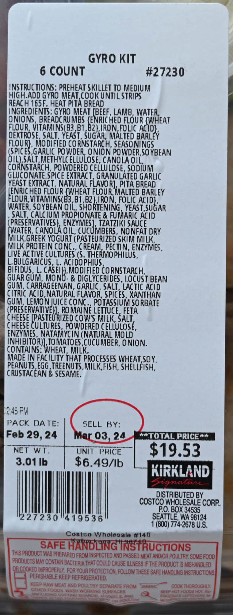 Costco Kirkland Signature Gyro Kit Review - Costcuisine