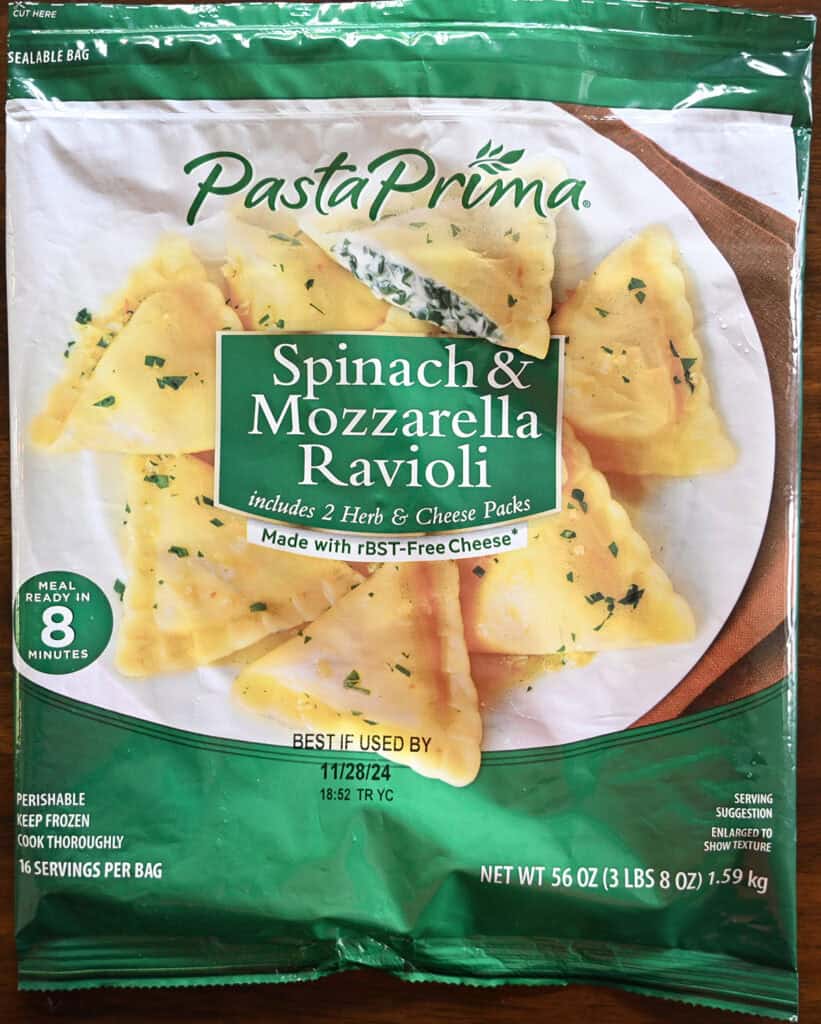 Costco Pasta Prima Spinach & Mozzarella Ravioli Review - Costcuisine