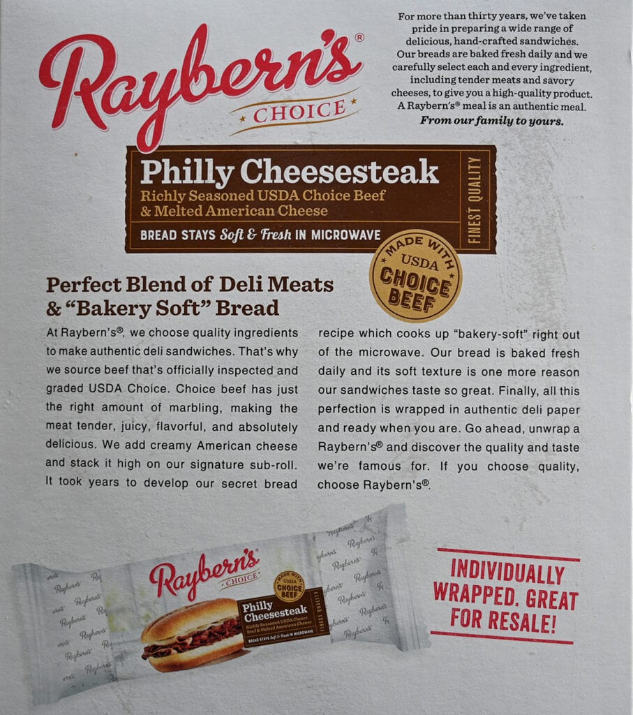 Costco Raybern's Philly Cheesesteak Review - Costcuisine
