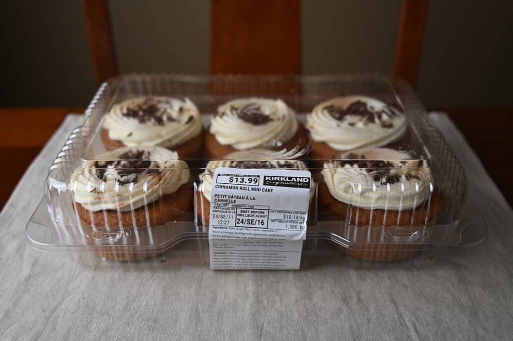 Costco Kirkland Signature Cinnamon Roll Mini Cake Review - Costcuisine