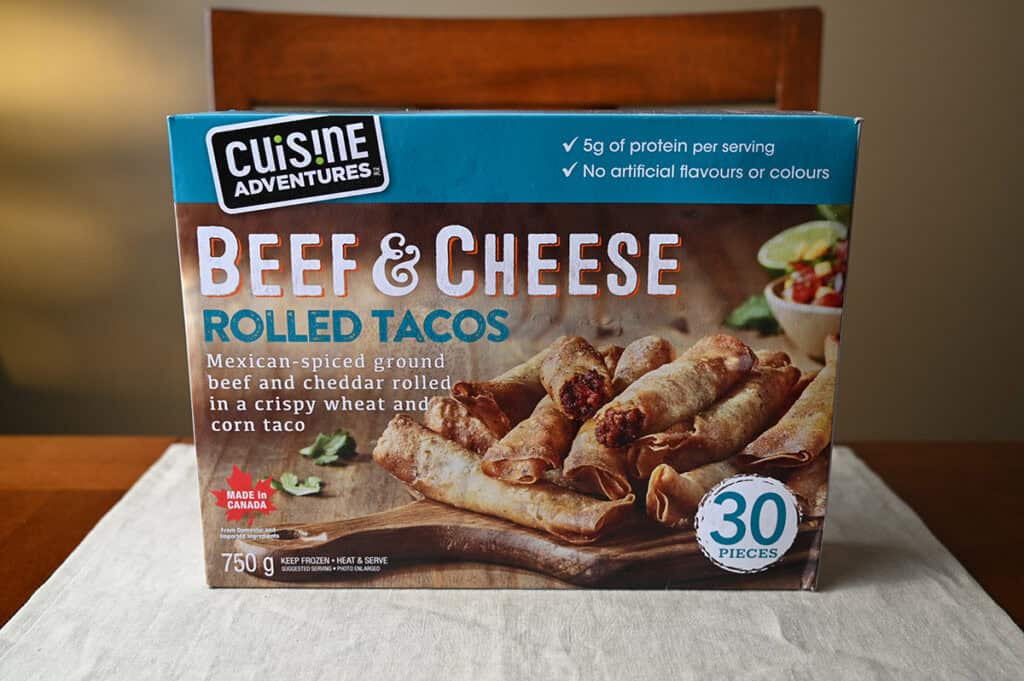 Costco Cuisine Adventures Beef & Cheese Rolled Tacos Review - Costcuisine
