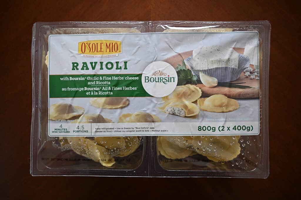 Costco O'Sole Mio Ravioli with Boursin Review - Costcuisine