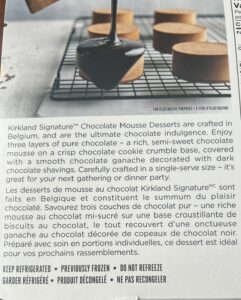 Costco Kirkland Signature Chocolate Mousse Desserts Review - Costcuisine