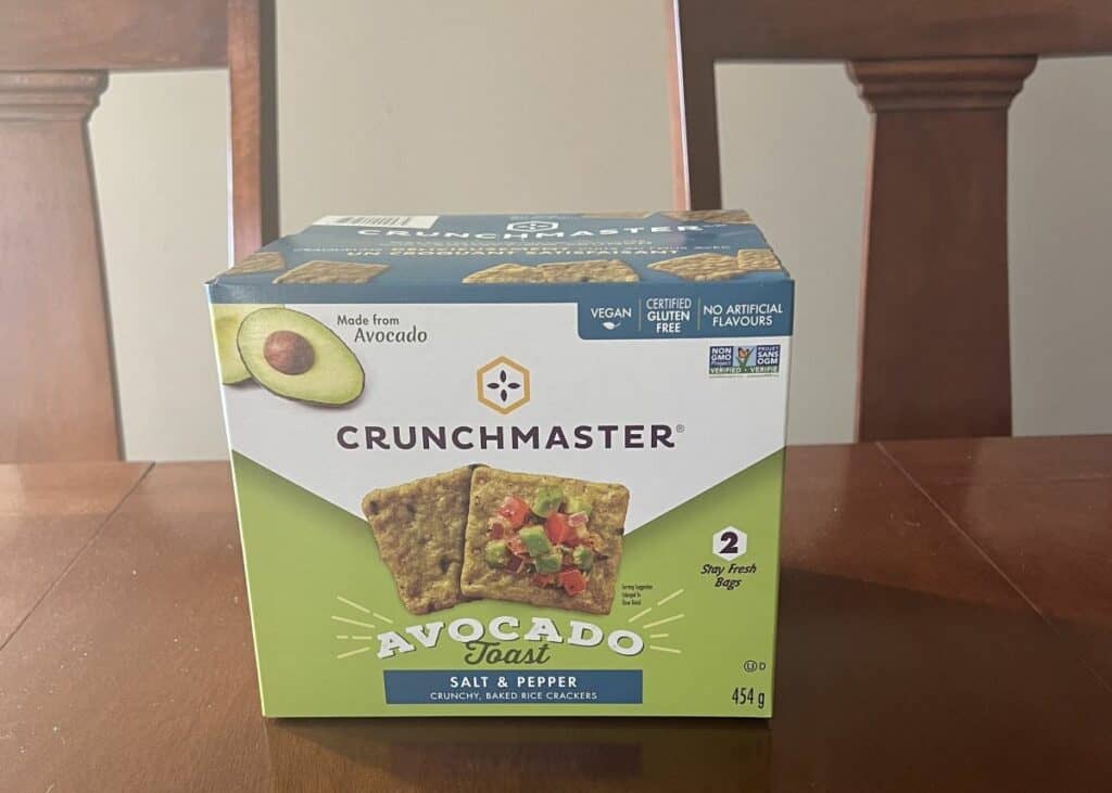 Costco Crunchmaster Avocado Toast Salt & Pepper Crackers Review ...