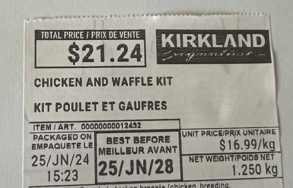 Costco Kirkland Signature Chicken and Waffle Kit Review - Costcuisine