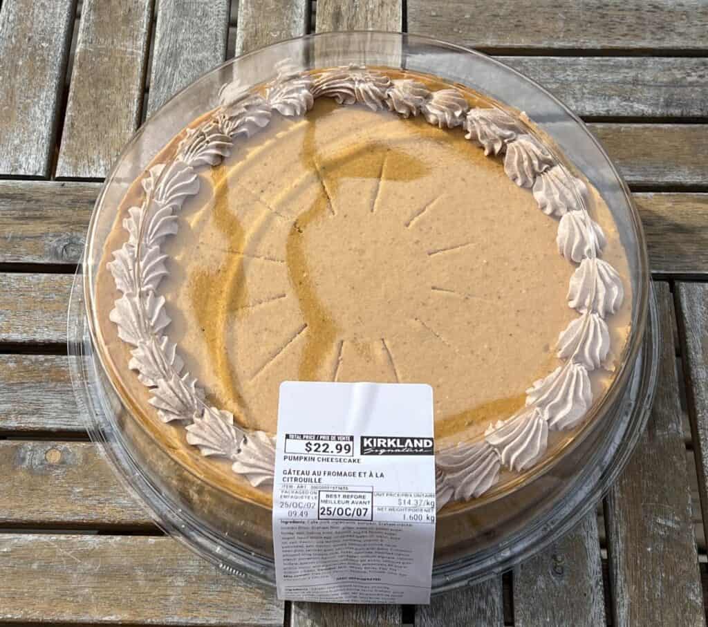 Costco Kirkland Signature Pumpkin Cheesecake Review - Costcuisine