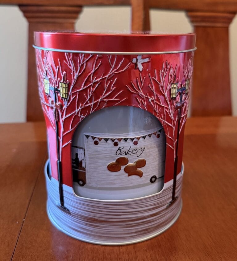 Costco Stockmeyer Rotating Music Tin with Caramel Filled Butter ...
