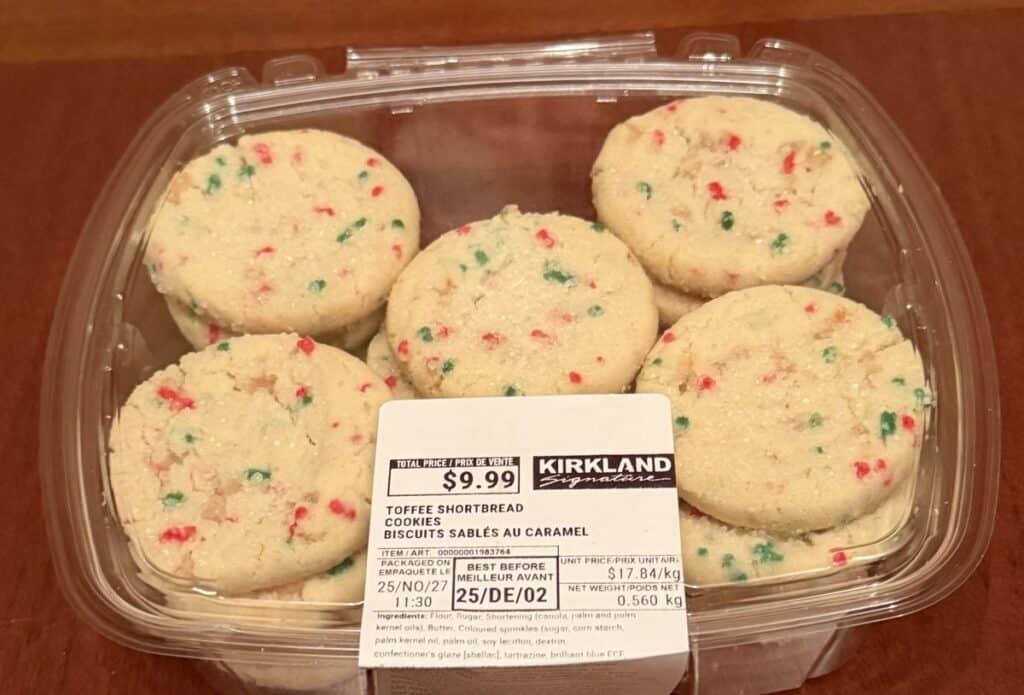 Costco Kirkland Signature Toffee Shortbread Cookies Review - Costcuisine