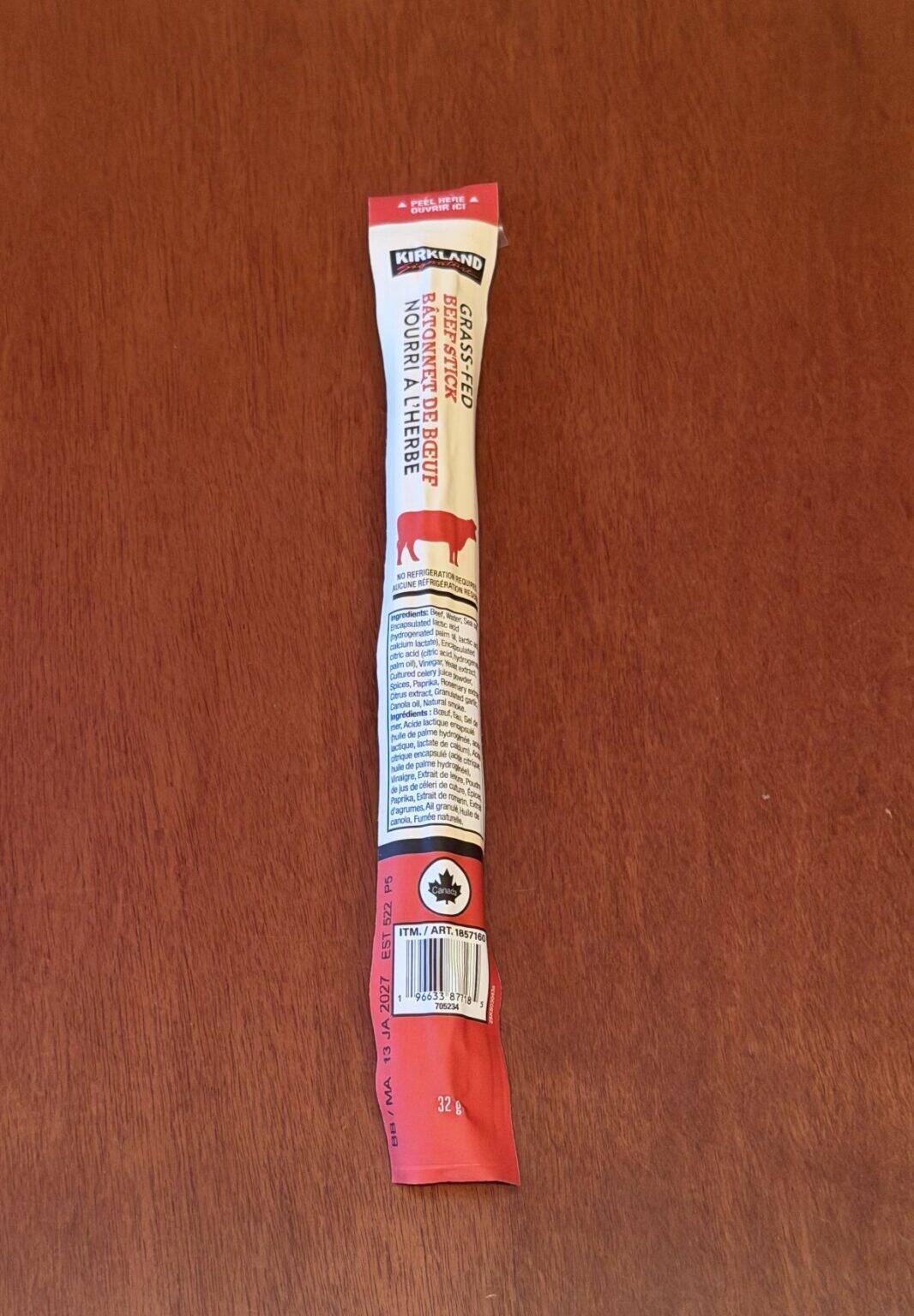 Costco Kirkland Signature Grass-Fed Beef Sticks Review - Costcuisine