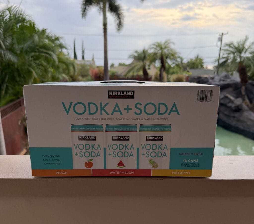 Costco Kirkland Signature Vodka + Soda Review - Costcuisine